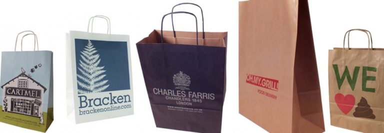 Twisted Handle Paper Bags - Printed Paper Carrier Bags